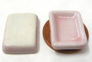 Dolls House Miniature Pink Ceramics