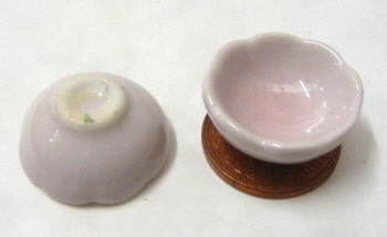 Dolls House Miniature Pink Ceramics